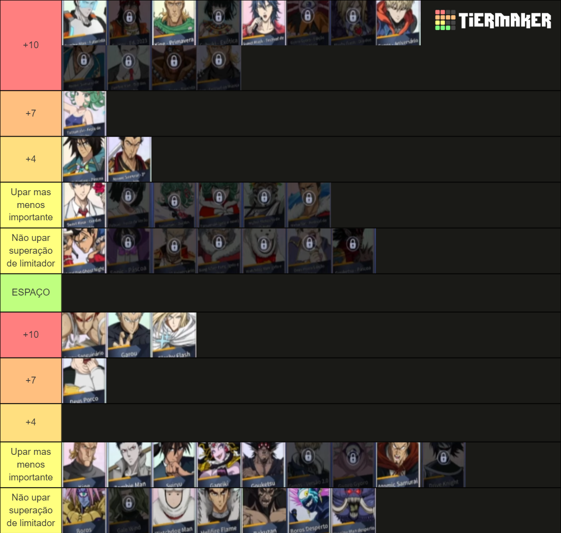OPM 2.0 GERAL Tier List (Community Rankings) - TierMaker