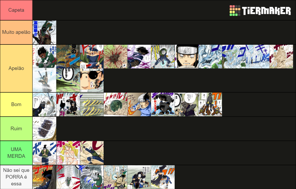 Jutsu (Naruto) Tier List (Community Rankings) - TierMaker