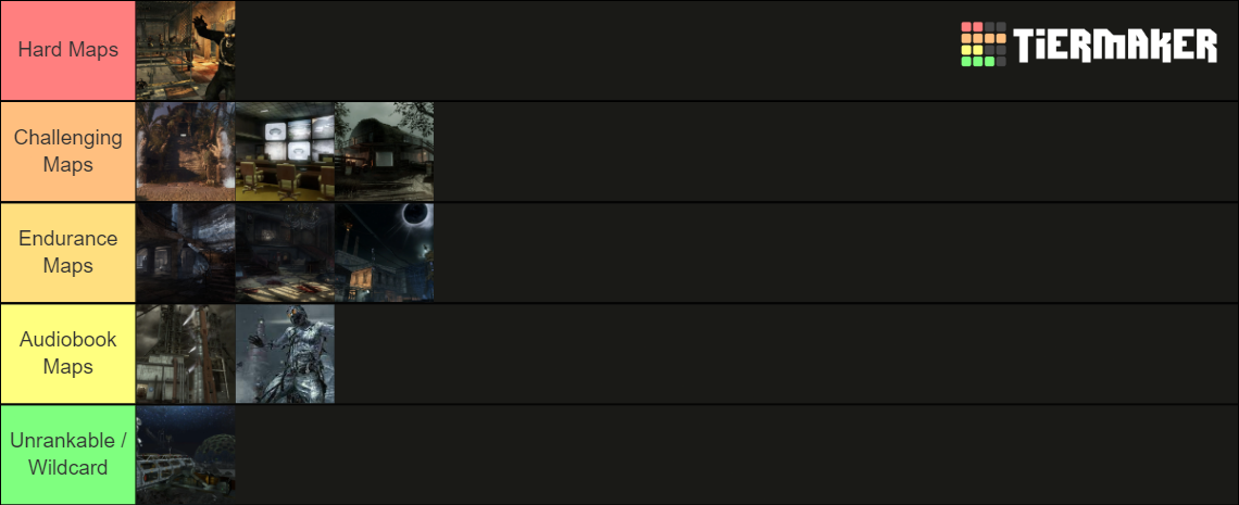 BO1 First Room Challenge Tier List (Community Rankings) - TierMaker
