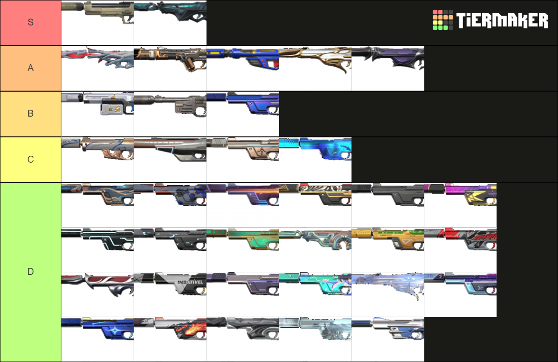 Valorant Ghost Skins Tier List Community Rankings TierMaker valorant-ghost-skins-tier-list-community-rankings-tiermaker
