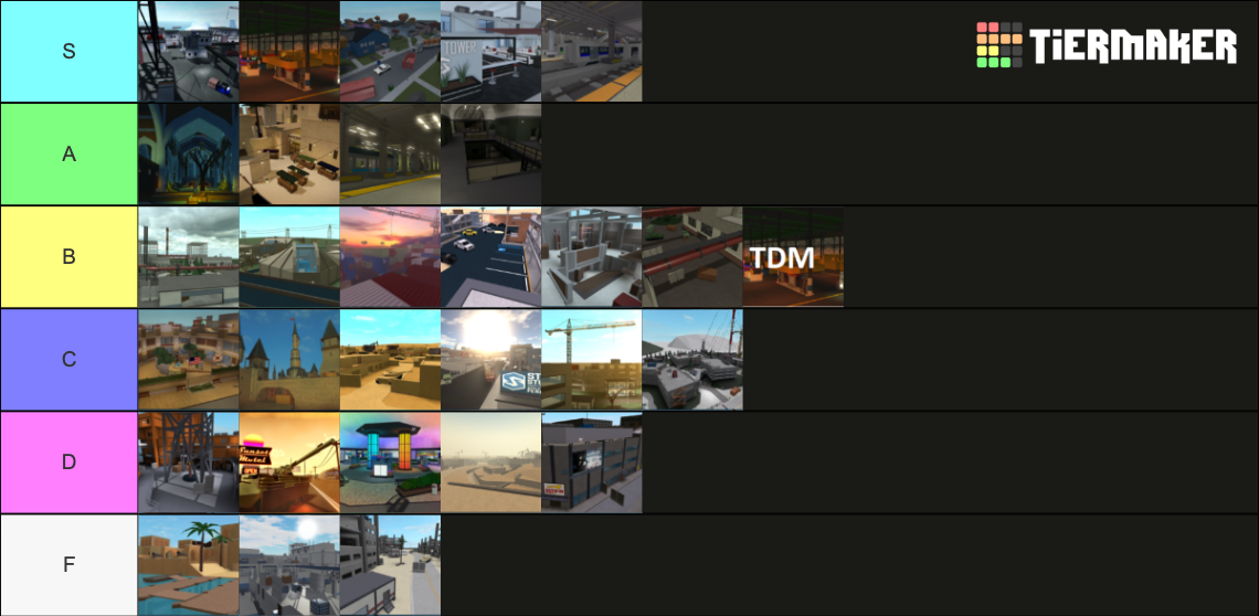 Phantom Forces Maps June 2023 Tier List (Community Rankings) - TierMaker