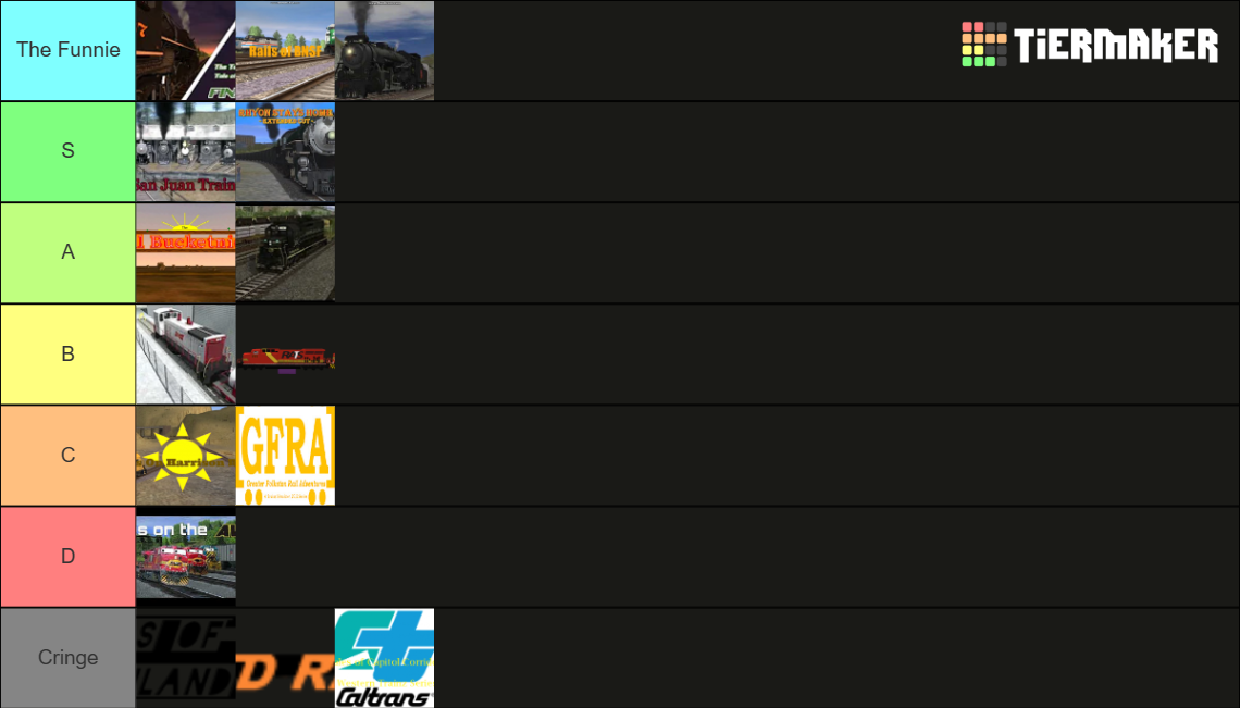 Train Series Tier List (Community Rankings) - TierMaker