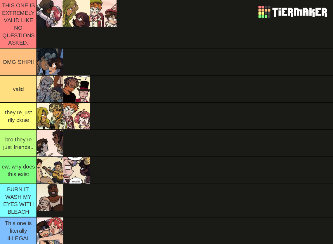 Marionetta Webtoon Ships Tier List (Community Rankings) - TierMaker