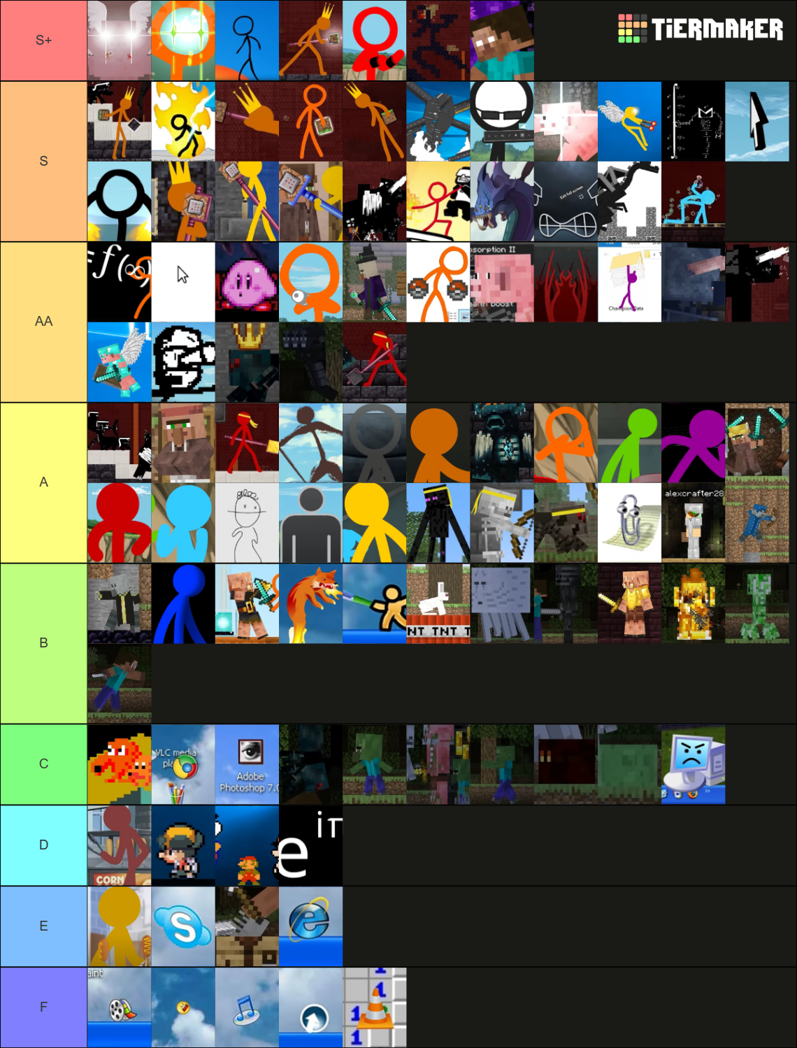 ALL Alan Becker Characters TIER LIST Tier List (Community Rankings ...