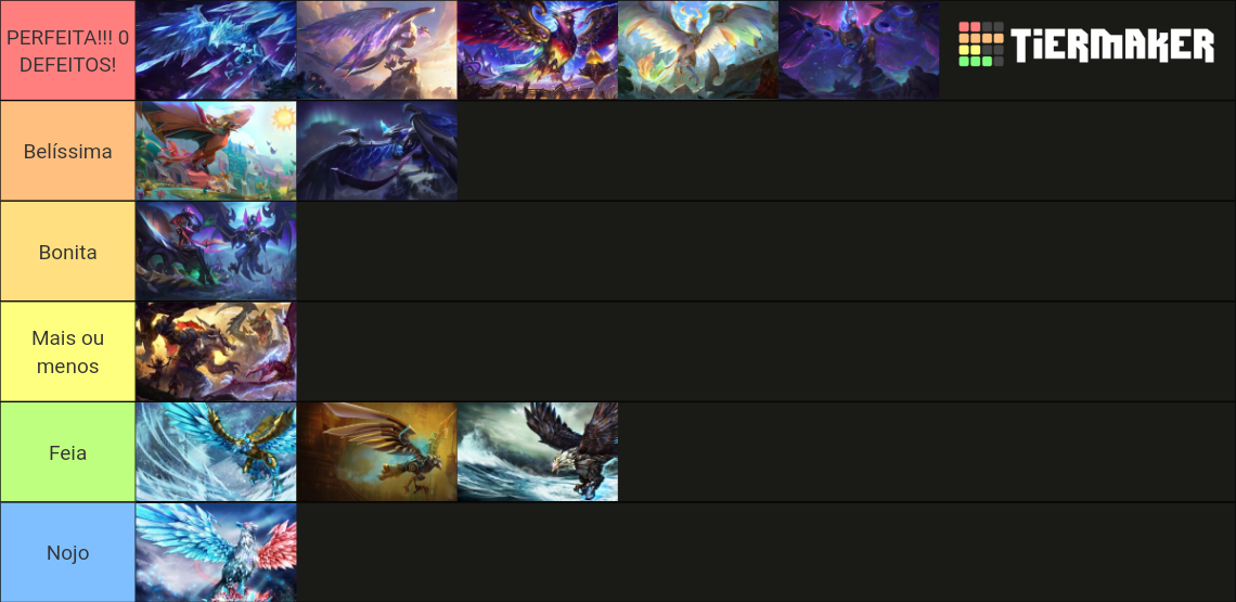 Anivia skins league of legends Tier List (Community Rankings) - TierMaker