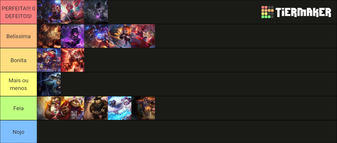 Lol skin Annie Tier List (Community Rankings) - TierMaker