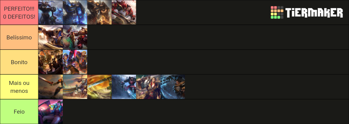 Lol skin garen Tier List (Community Rankings) - TierMaker