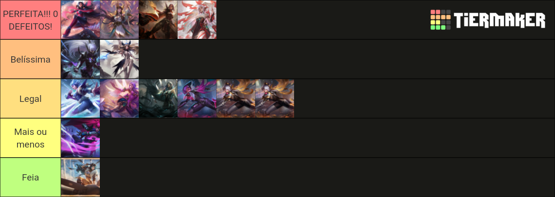 Lol skin Irelia Tier List (Community Rankings) - TierMaker