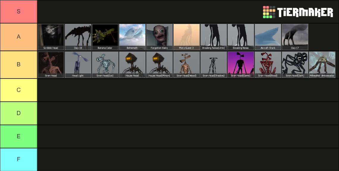 GMOD Trevor Henderson Creatures. Tier List (Community Rankings) - TierMaker