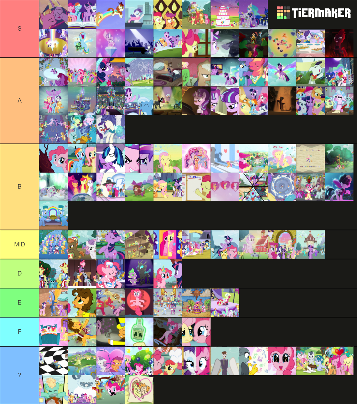 My Little Pony: Friendship Is Magic Songs Tier List (Community Rankings ...