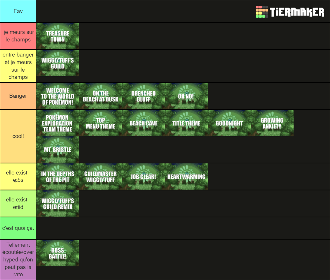 Pokémon Mystery Dungeon Explorers OST (PMD OST) complete Tier List ...