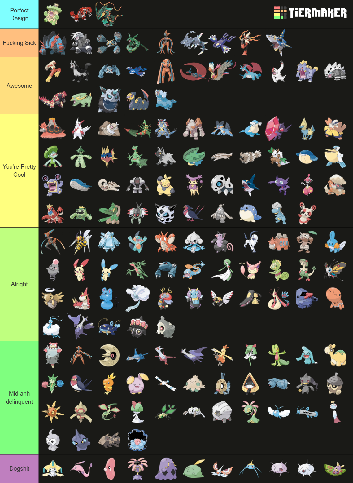 Pokemon Generation 3 Tier List (Community Rankings) - TierMaker