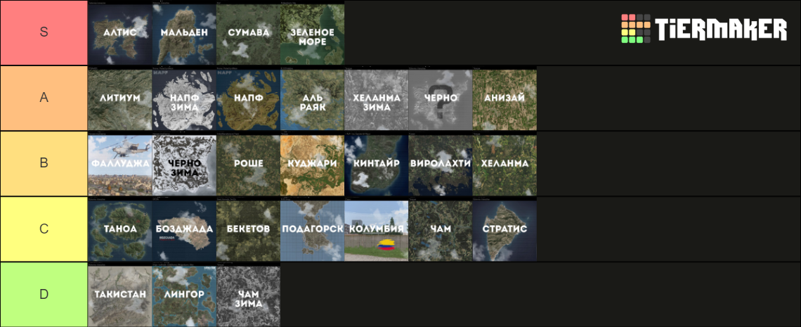 Solid Maps Tier List (Community Rankings) - TierMaker