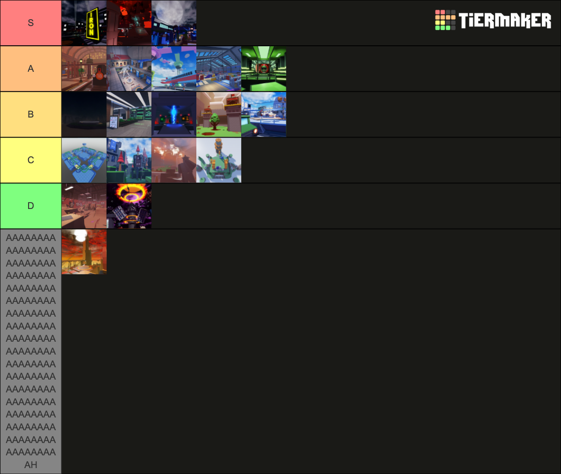 PHIGHTING! Maps (Playtest 4) Tier List (Community Rankings) - TierMaker