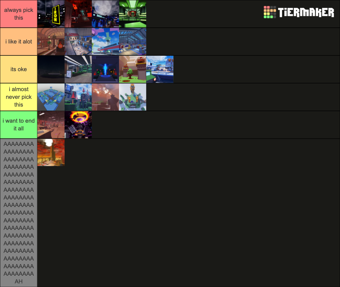 PHIGHTING! Maps (Playtest 4) Tier List (Community Rankings) - TierMaker