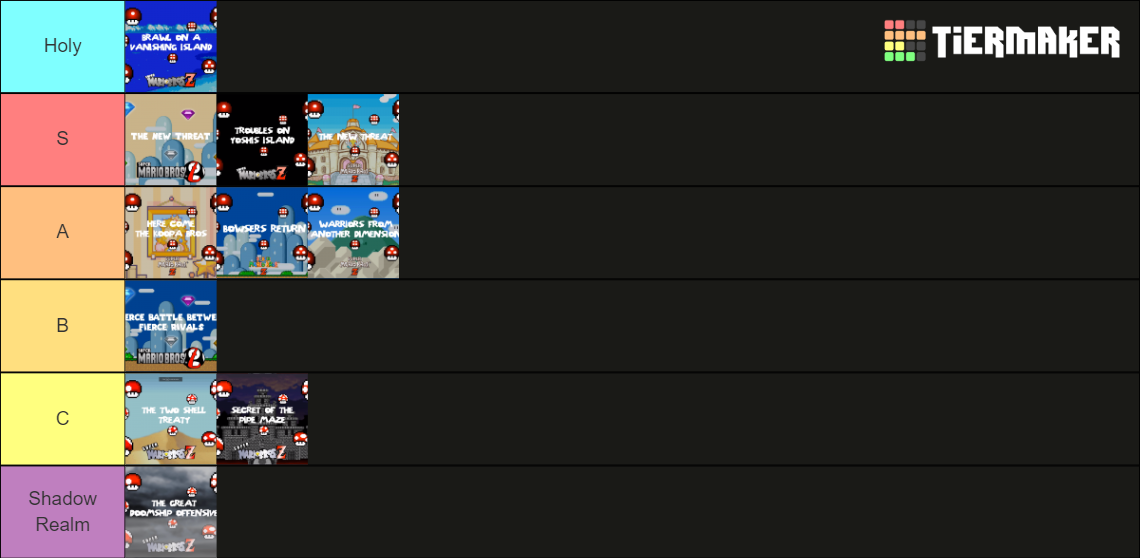 SMBZ Episodes Tier List (Community Rankings) - TierMaker