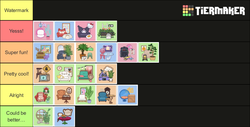 Toca Life World (Home Designer) Tier List (Community Rankings) - TierMaker