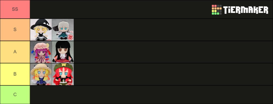 Fumo tier Tier List (Community Rankings) - TierMaker