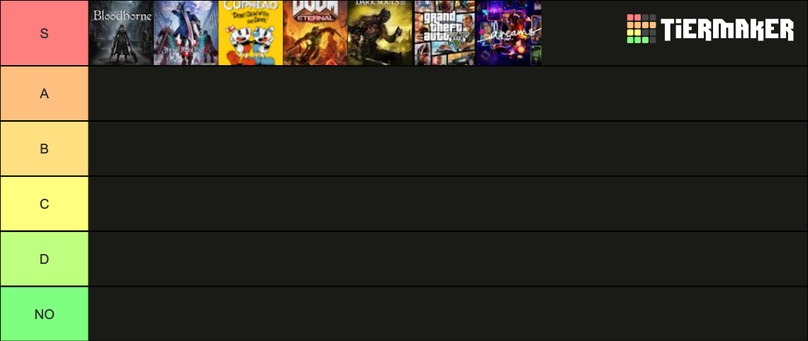Gaming Tier List (Community Rankings) - TierMaker
