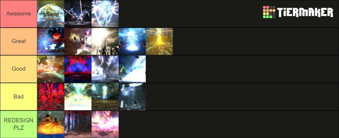 FFXIV Class Limit Break Rankings Tier List (Community Rankings) - TierMaker