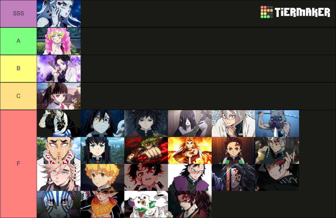 Demon Slayer Tier List (Community Rankings) - TierMaker