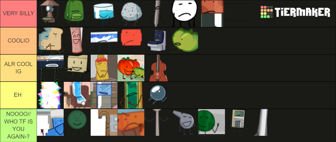 hfjONE Characters (ONE 18) Tier List (Community Rankings) - TierMaker