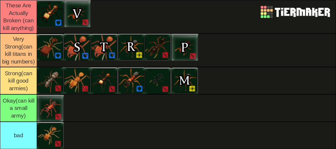 Empire of the undergrowth soldier ant Tier List (Community Rankings ...