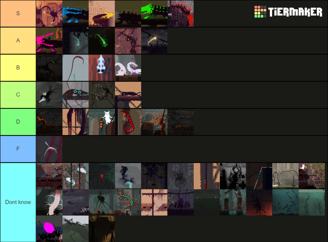 Rainworld creature tierlist Tier List (Community Rankings) - TierMaker