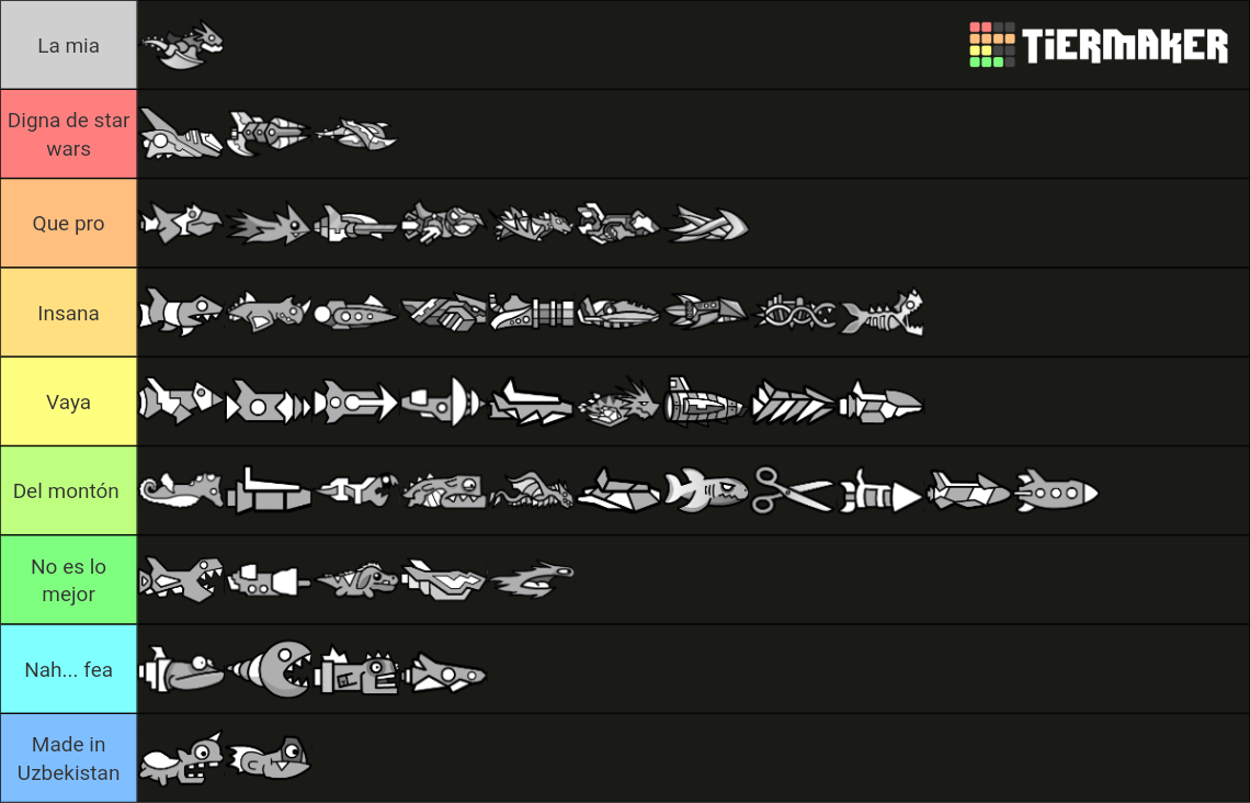 Ships in Geometry Dash Tier List (Community Rankings) - TierMaker