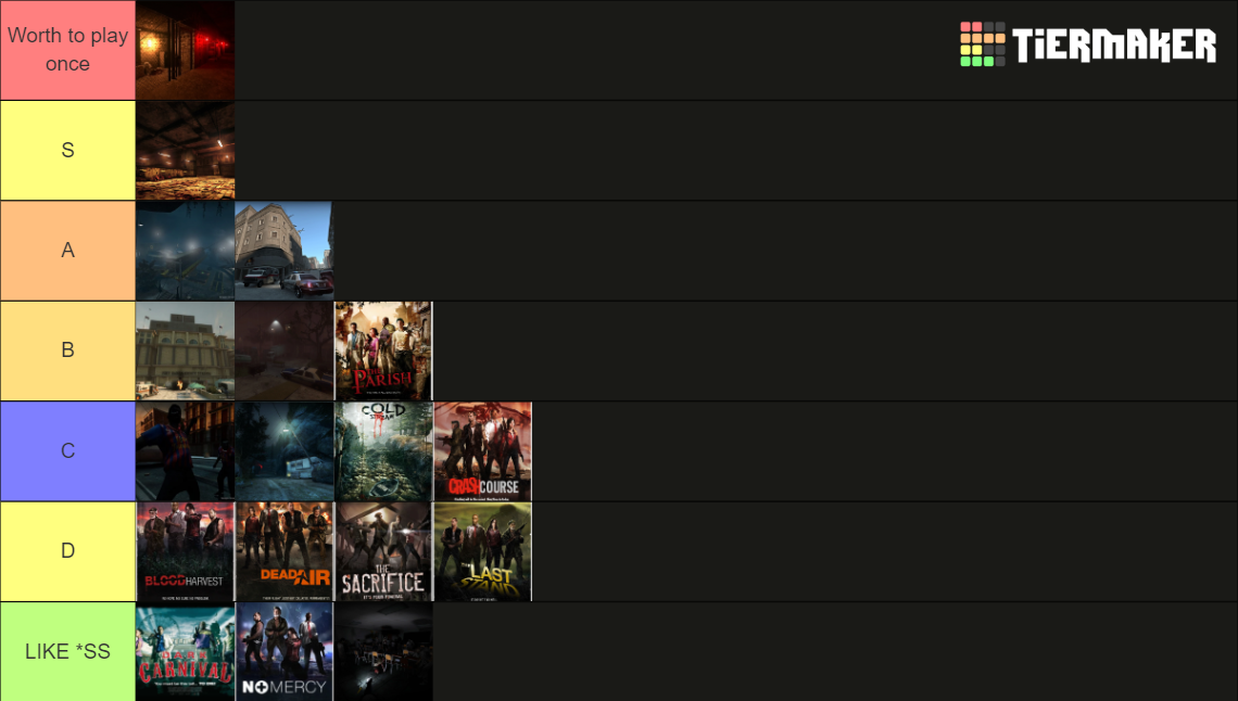 Left 4 Dead 2's Tier List (Community Rankings) - TierMaker
