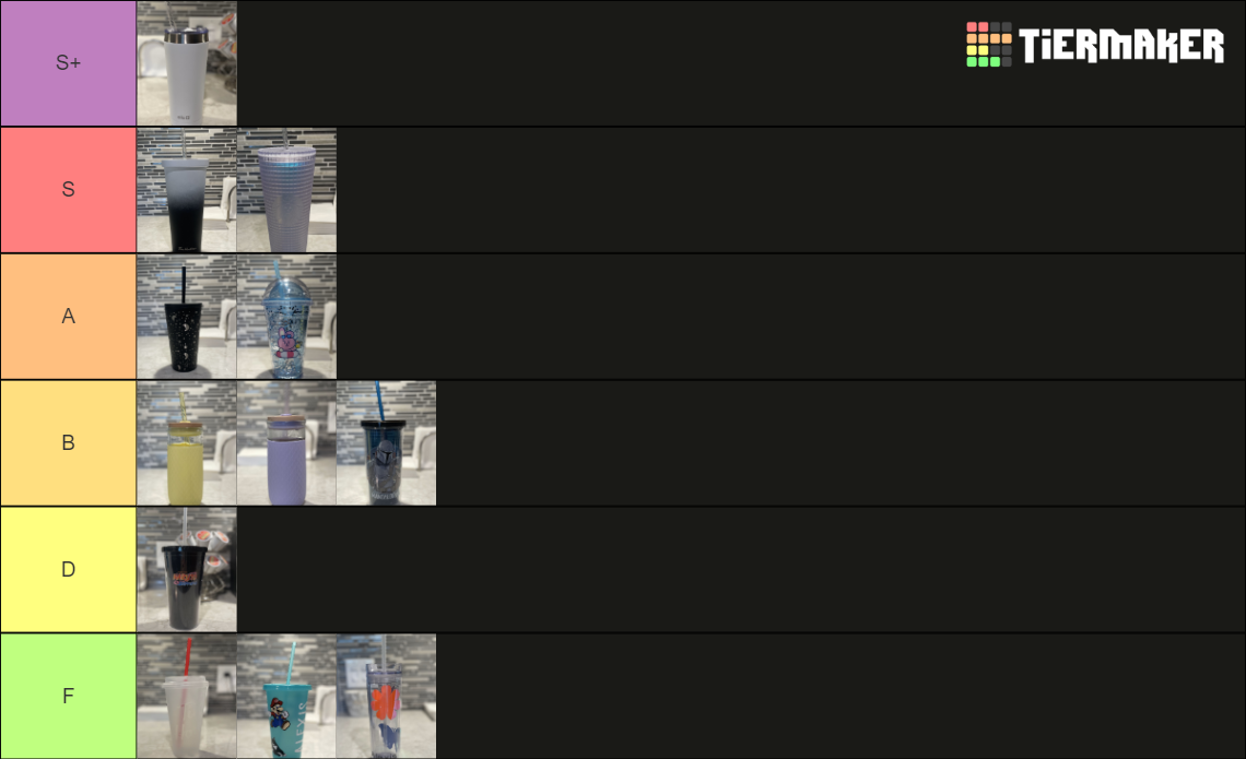 My Cups Tier List (Community Rankings) - TierMaker