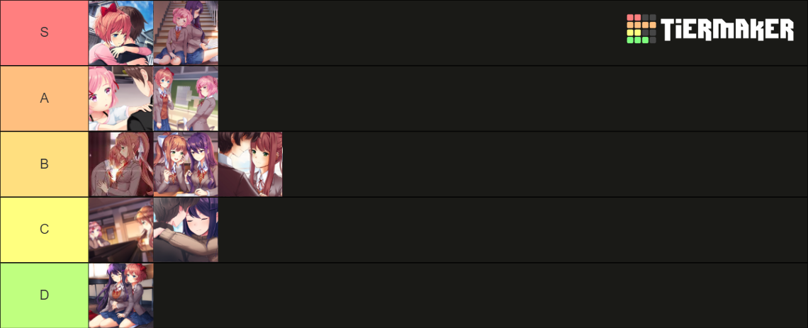DDLC Ship Tier List (Community Rankings) - TierMaker