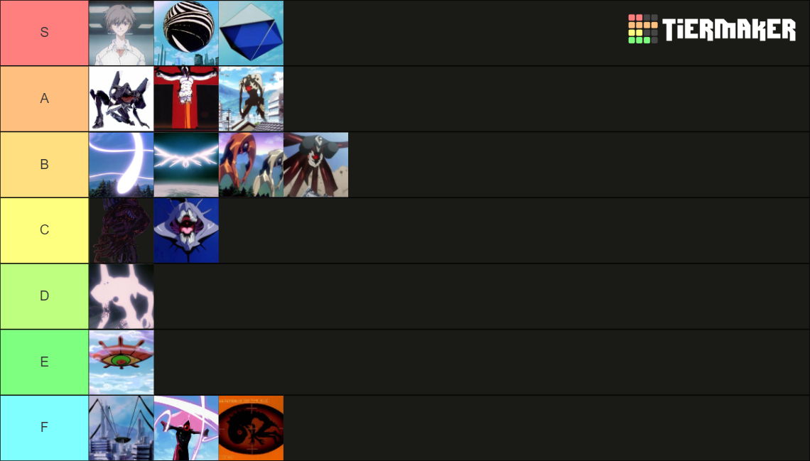 Evangelion Angels Tier List (Community Rankings) - TierMaker
