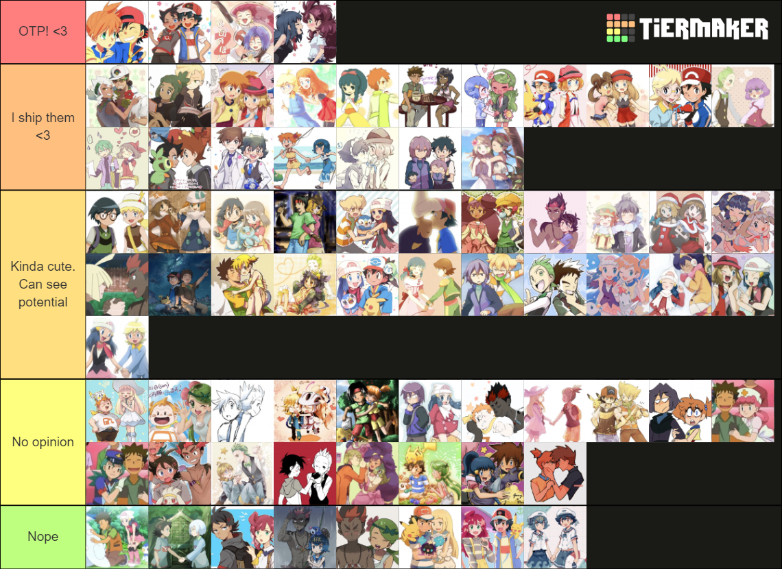 Pokemon Anime Ships Tier List (Community Rankings) - TierMaker