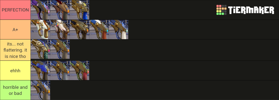 Overwatch Mercy Complete Weapon + Golden (May 2024) Tier List ...