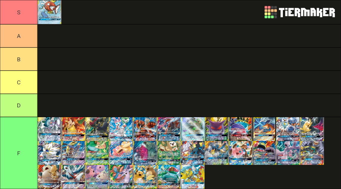 Recent Pokemon TCG Tier Lists - TierMaker