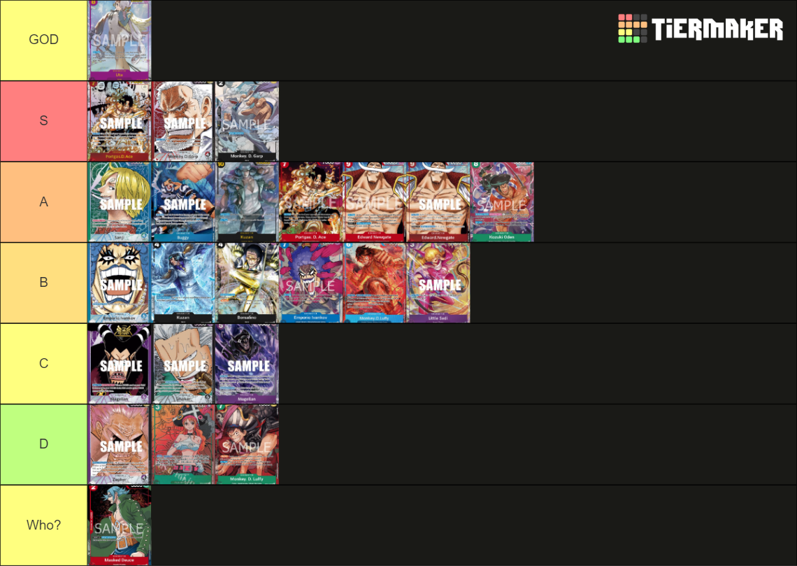 op-02 Tier List (Community Rankings) - TierMaker