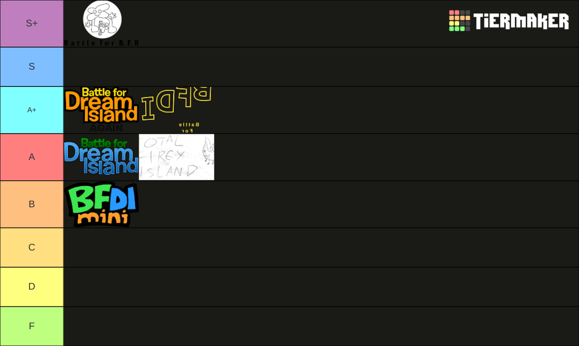 BFDI Seasons Tier List (Community Rankings) - TierMaker BFDI Seasons Tier List (Community Rankings) - TierMaker