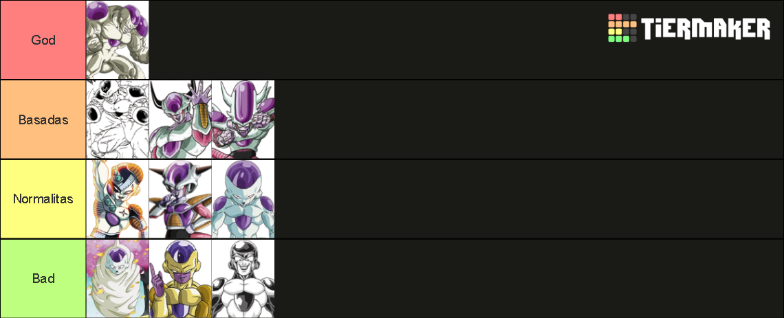 All frieza forms Tier List (Community Rankings) - TierMaker