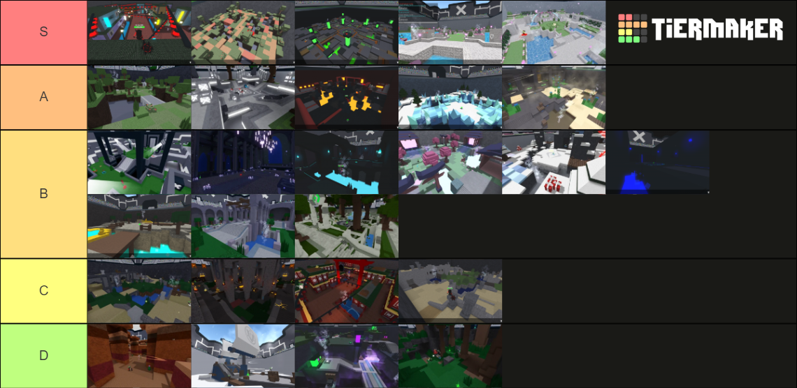 critical strike map (no event maps) Tier List (Community Rankings ...