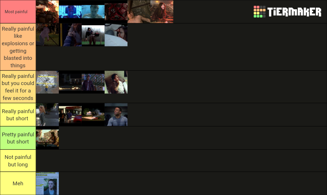Final Destination Death Scenes Tier List (Community Rankings) - TierMaker