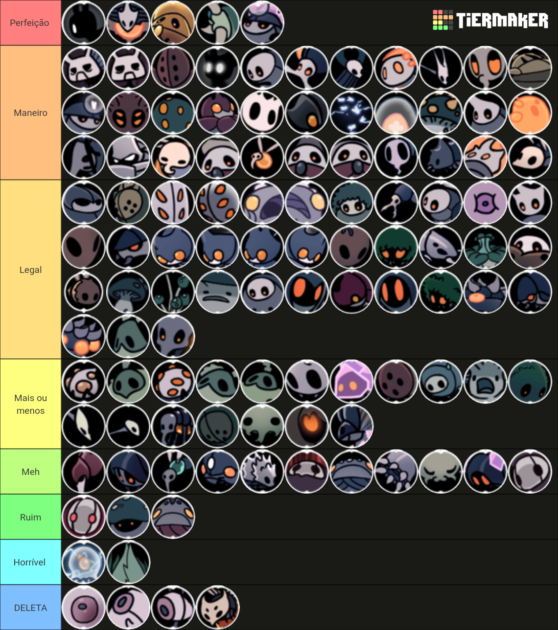 All Hollow Knight Enemies Tier List (Community Rankings) - TierMaker