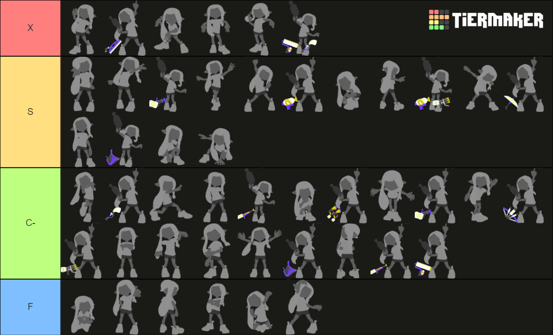 Splatoon 3 Emotes Tier List (Community Rankings) - TierMaker