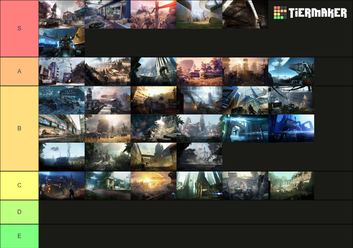 Titanfall 1/2 Maps Tier List (Community Rankings) - TierMaker