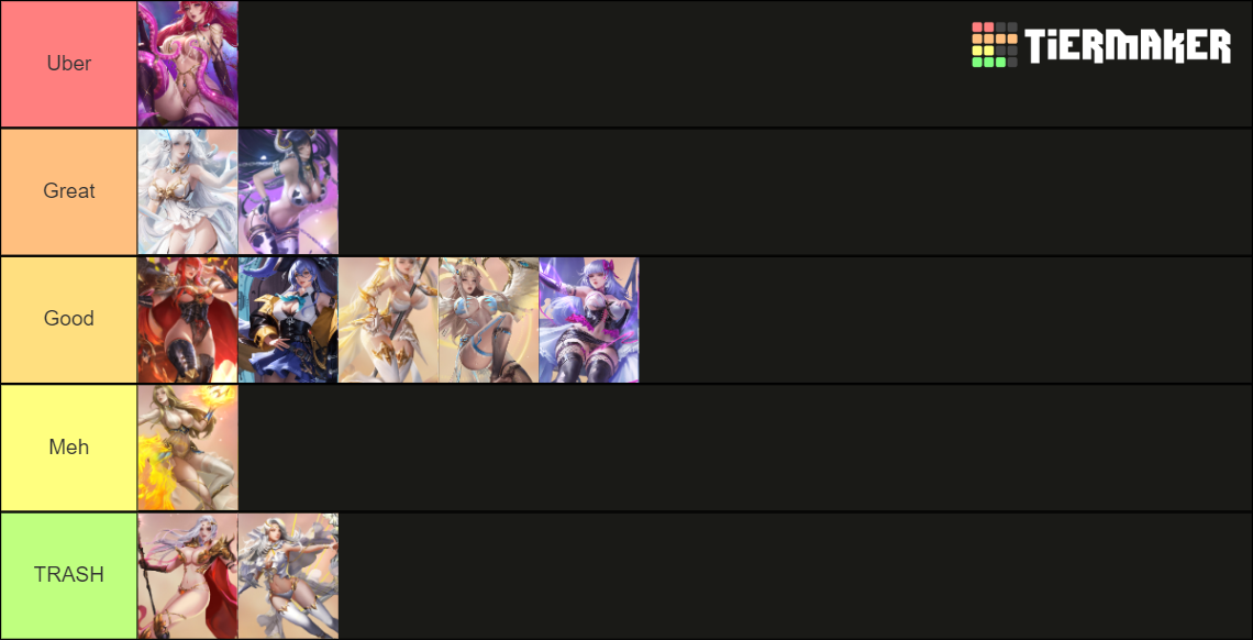 Goddess Era 30/07/2023 Tier List (Community Rankings) - TierMaker