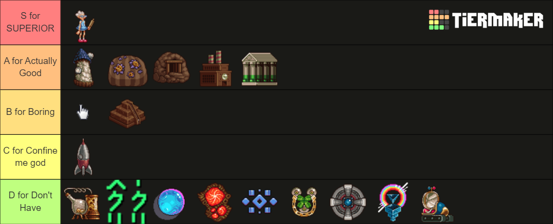 Cookie Clicker Buildings Tier List (Community Rankings) - TierMaker