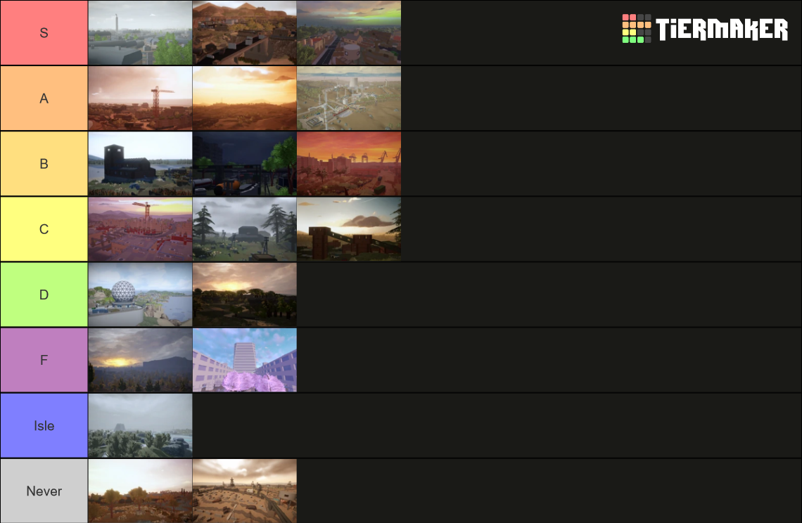 Battlebit Maps Tier List (Community Rankings) - TierMaker