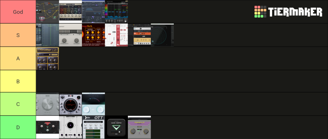 FX VST Plugin Tierlist Tier List (Community Rankings) - TierMaker