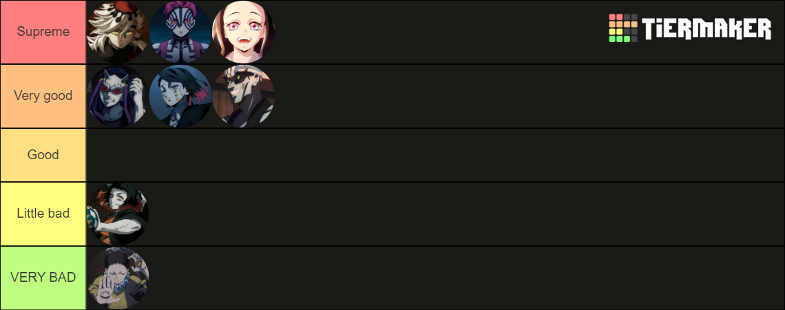 Demonic Arts Project Slayer Tier List (Community Rankings) - TierMaker