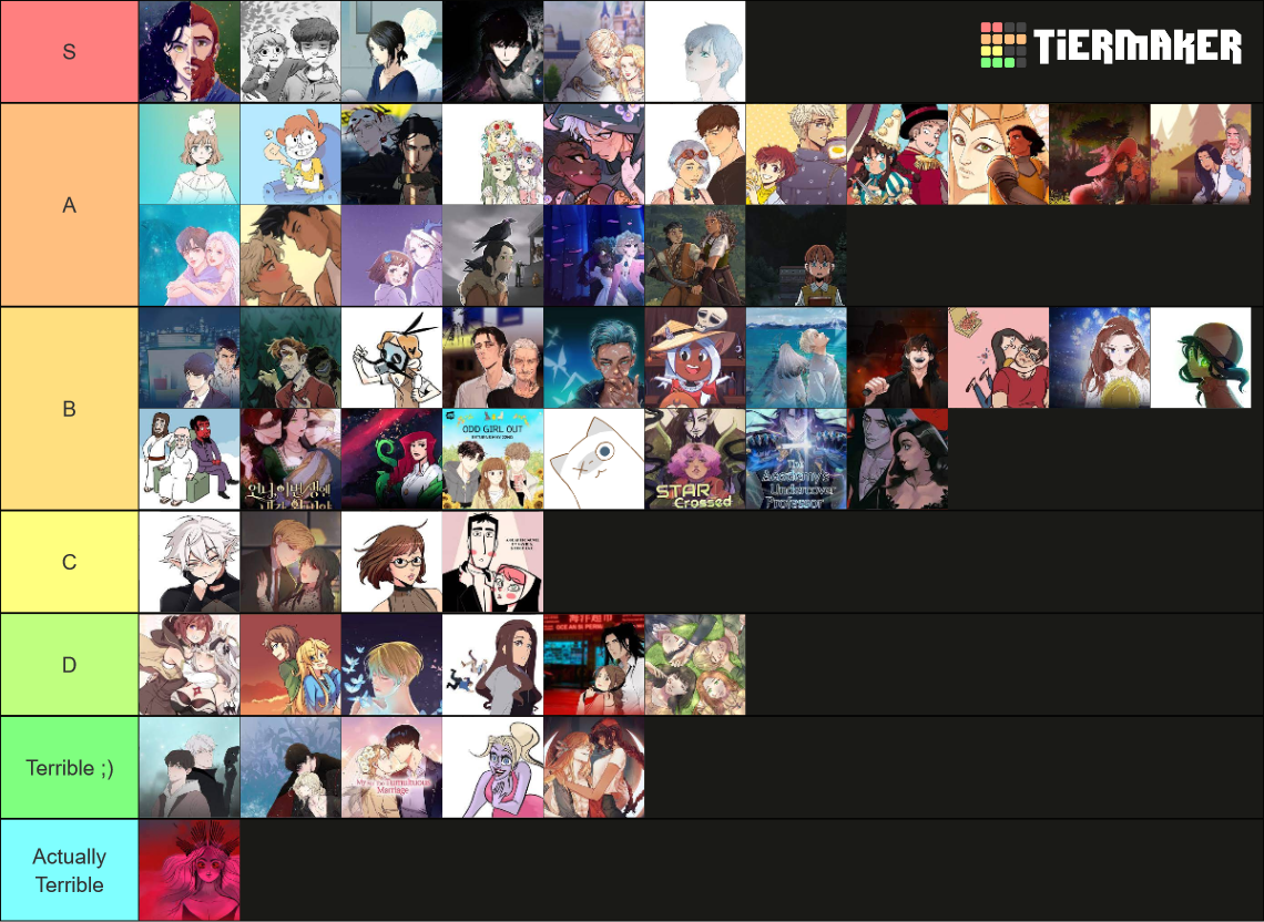 ADA approved Webtoons Tier List (Community Rankings) - TierMaker